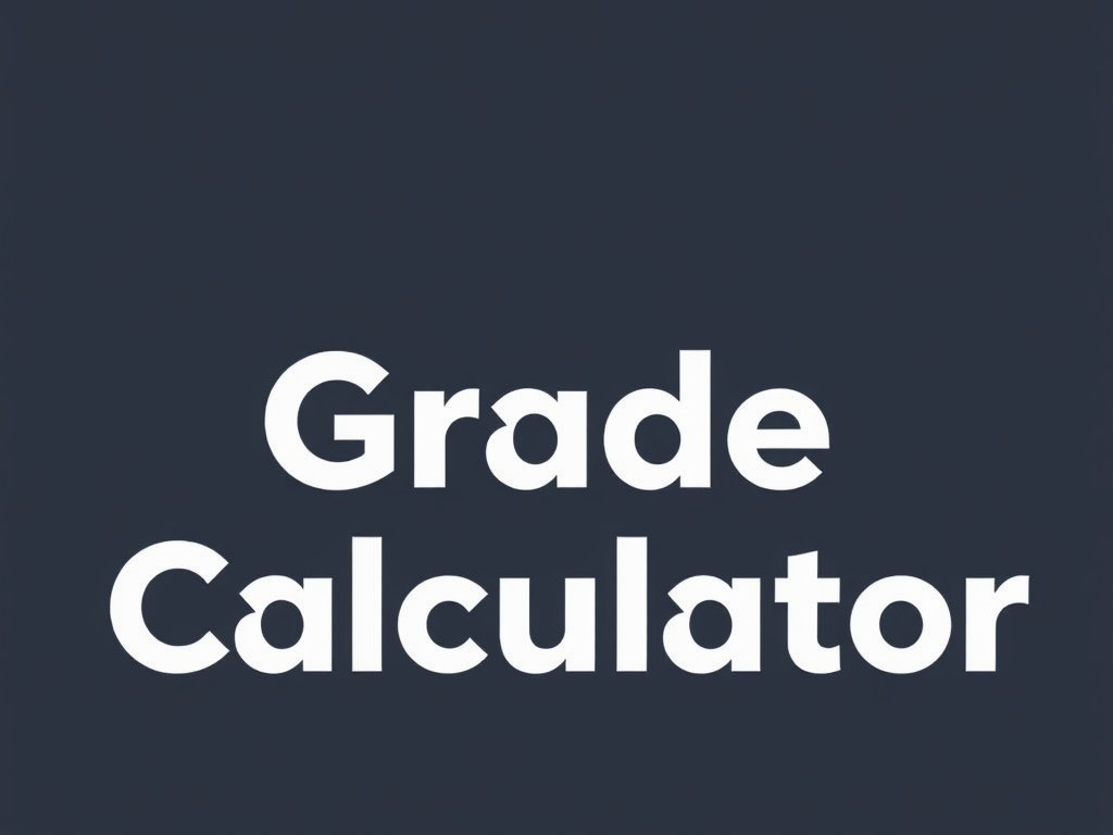 Grade Calculator | Calculate Your Grade